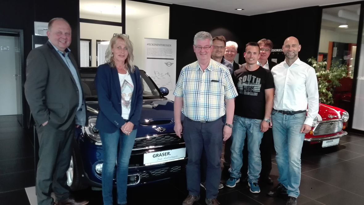 Der Unternehmeraustausch fand am 16. Mai in Pressath beim Autohaus ...